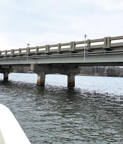 New Navigational Lights installed on Eaton Ferry Bridge. - Lake Gaston ...